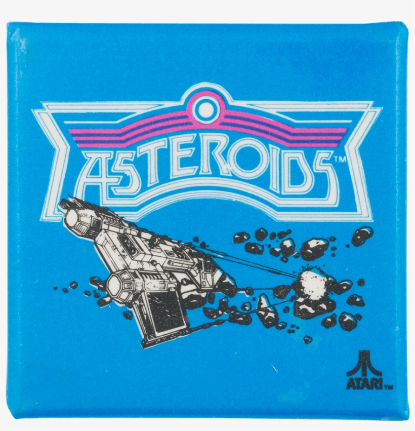Atari Asteroids - Vintage Early 80s Atari Asteroids Classic Arcade Video - 1000x970 PNG Download ...