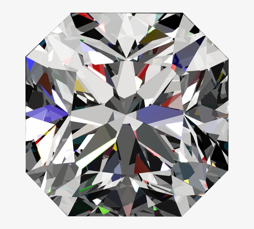 1 1/4 Ct Passion Fire Diamond, G Si-1 Loose Square - Diamond Square Png ...