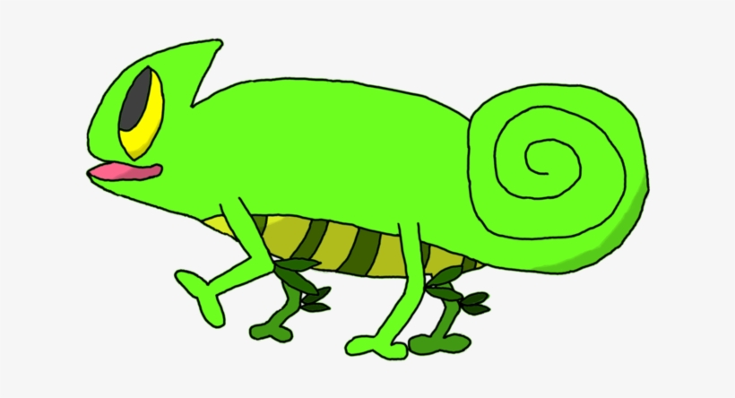 Fakemon Grass Starter - Chameleon Fakemon - 894x894 PNG Download - PNGkit