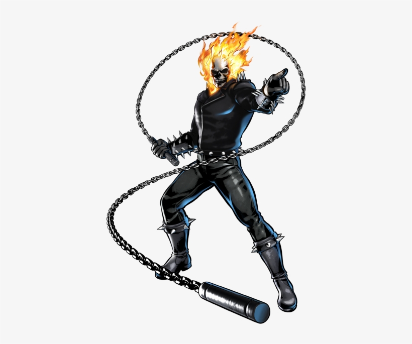 Ghost-rider - Ultimate Marvel Vs Capcom 3 - 400x630 PNG Download - PNGkit