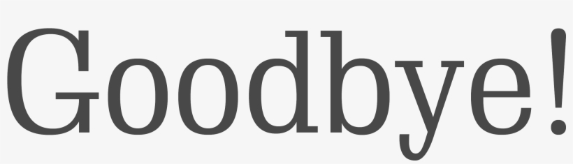 Gif Png Good Bye - 4000x1500 PNG Download - PNGkit