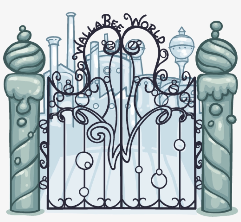 Factory Gates - Illustration - 1024x1024 PNG Download - PNGkit