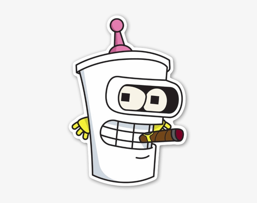 Bender Sticker - Bender Sticker Png - 428x600 PNG Download - PNGkit