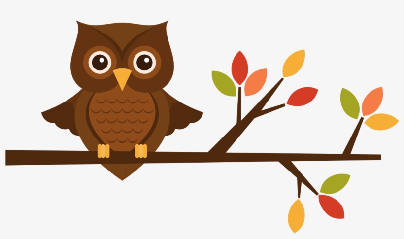October Owl Clip Art - Fall Clip Art Owls - 1200x600 PNG Download - PNGkit