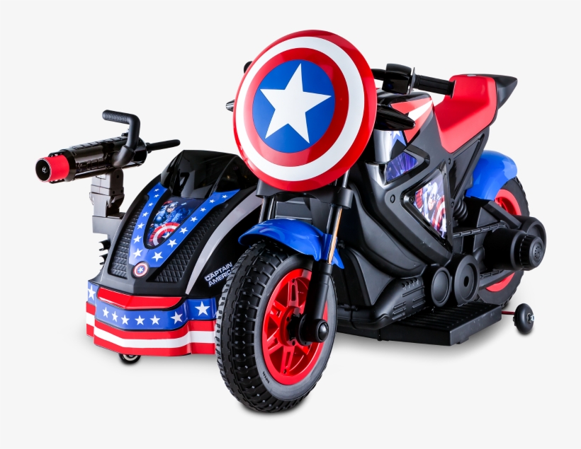 Marvel Captain America Motorcycle And Side Car - Captain America ...