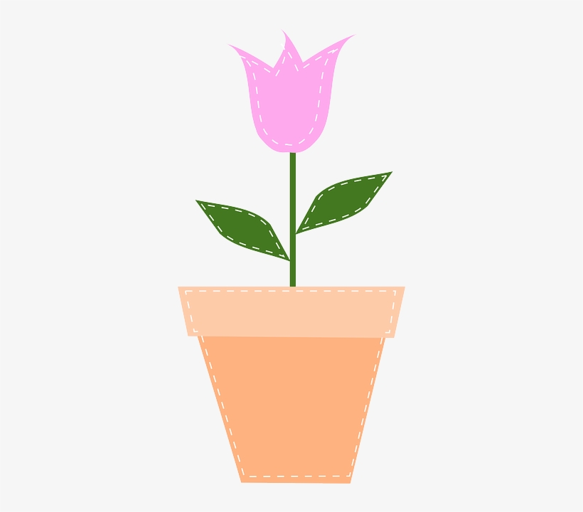 March, Flower, Pink, Spring, Gift, Pot, Easter, Tulip - Pink Flower Pot ...