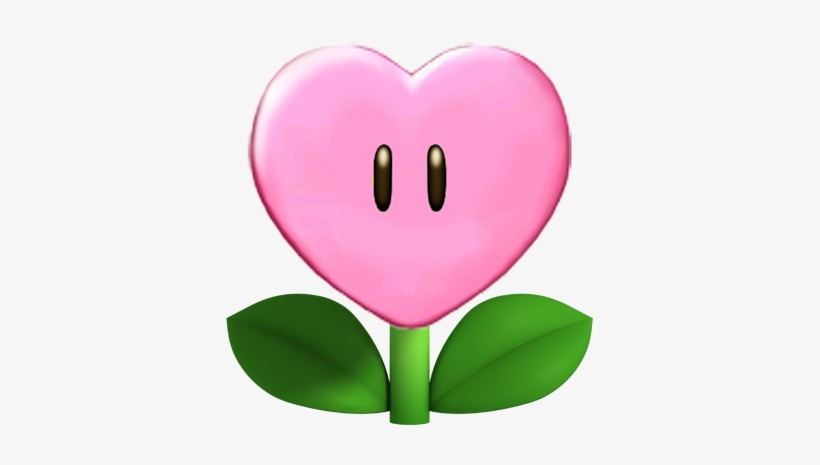 Heart Flower By Machrider14-d5ht59o - Super Mario Bros Heart - 367x385 ...