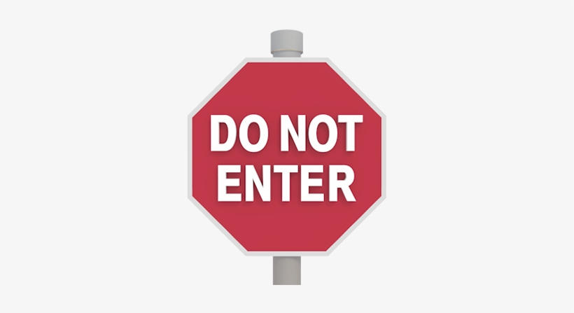 Download Transparent View All Images-1 - Do Not Enter Signs And Symbols ...