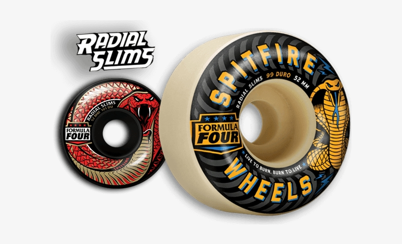 Formula Four Radial Slim Wheels - Spitfire Formula Speed Kills Four ...