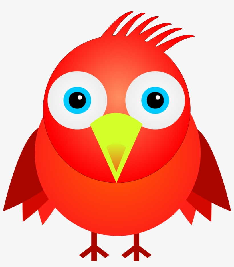 Vector Download Fluffy Icons Png Free And Downloads - Clip Art Red Bird ...