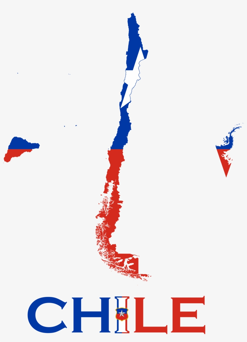Open - Chile Flag And Map - 2000x2646 PNG Download - PNGkit