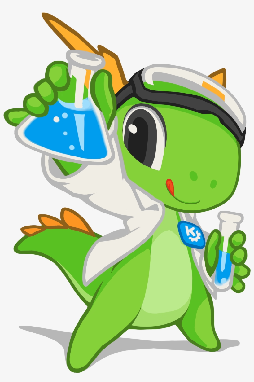 Kde Mascot Konqi For Science And Experimental Applications - Design ...