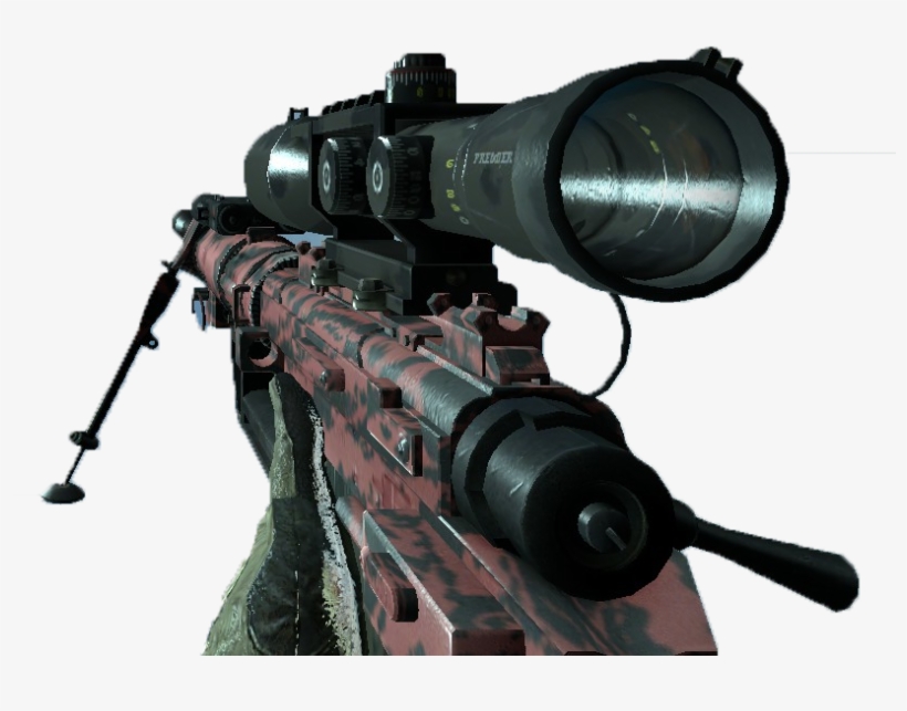 Intervention - Mw2 Intervention Red Tiger - 813x603 PNG Download - PNGkit