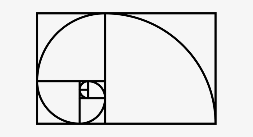 Fibonacci-spiral - Golden Ratio Transparent Grid - 585x365 PNG Download ...