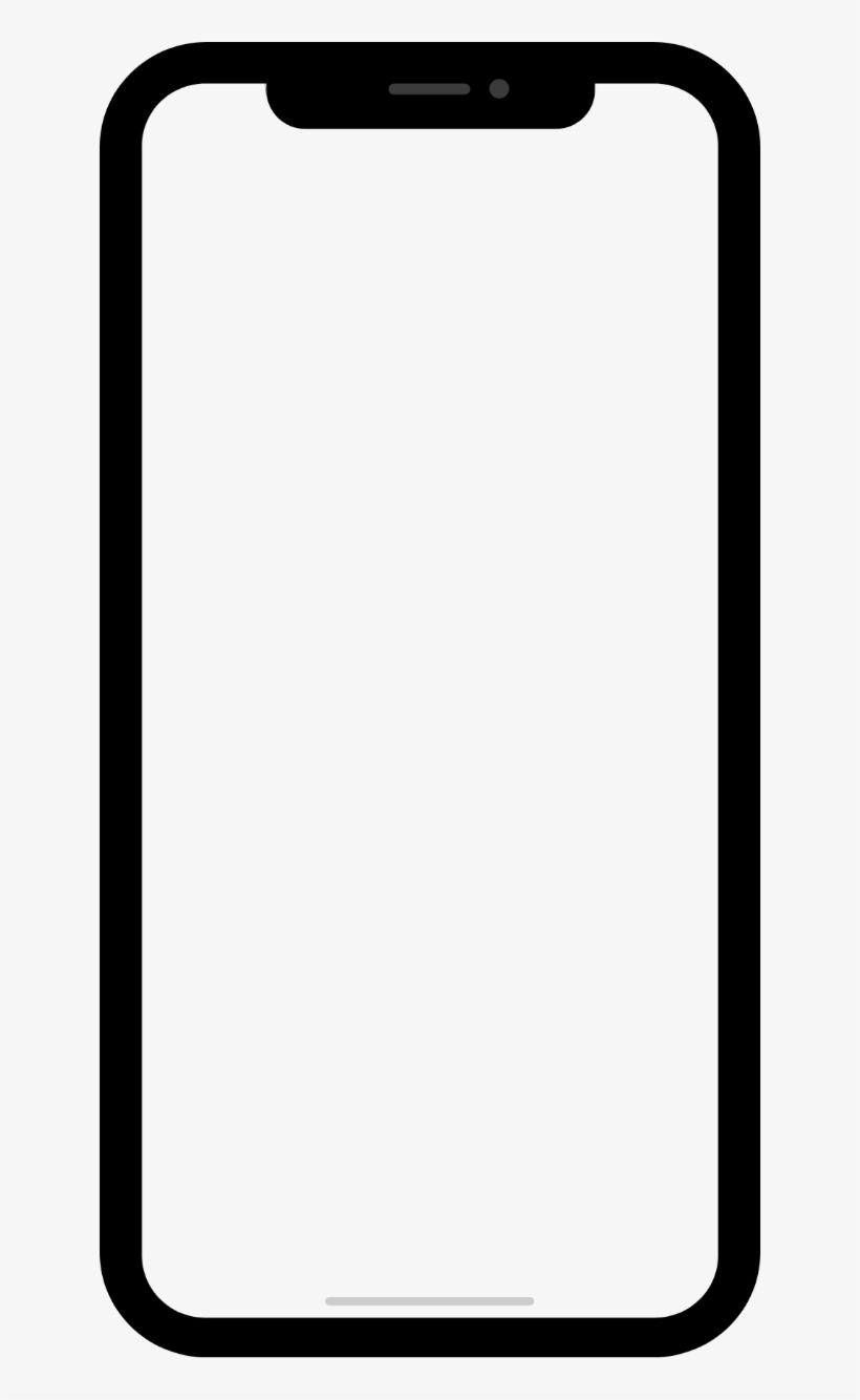 Get Iphone X Blank Png 630x1254 PNG Download PNGkit