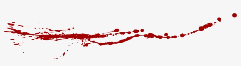 Splatter Clipart Real - Blood Trail Png - 1024x239 PNG Download - PNGkit