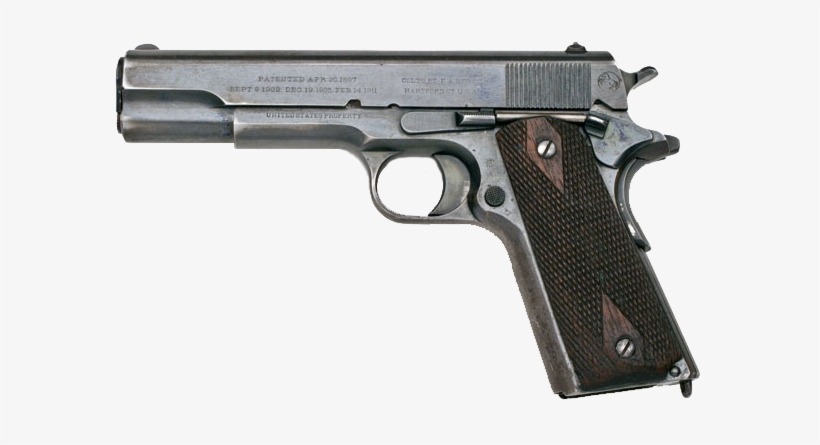 Airsoft Colt 1911 - 600x370 PNG Download - PNGkit