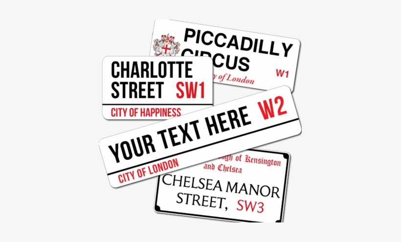 London Street Signs - London Street Sign Template - 415x415 PNG ...