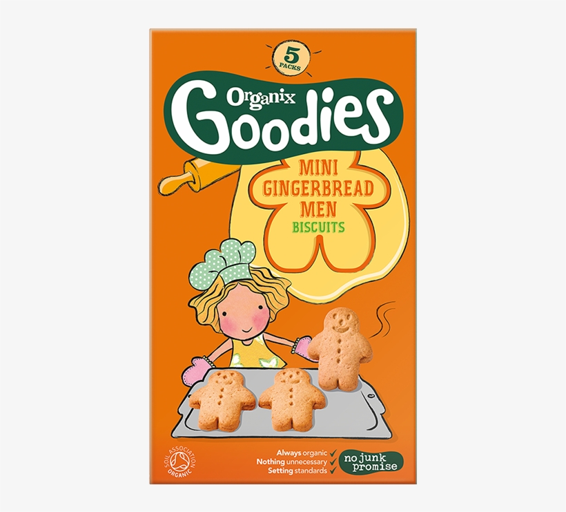 Mini Gingerbread Men Biscuits - Organix Goodies Gingerbread Men ...