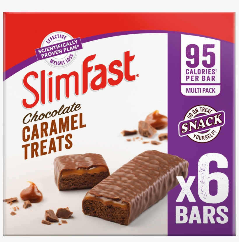 Chocolate Caramel Treat Snack Bar Multipack - Slim Fast Chocolate Bars ...