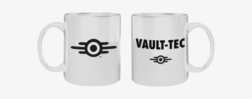 Fallout Mug Vault-tec White - Fallout Cup - 4 - Vault Boy - For None ...
