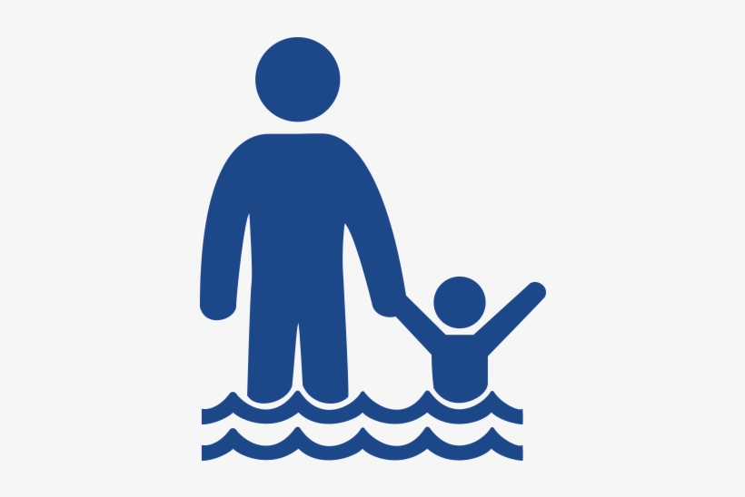 Parent & Child - Children Swimming Logo - 500x500 PNG Download - PNGkit