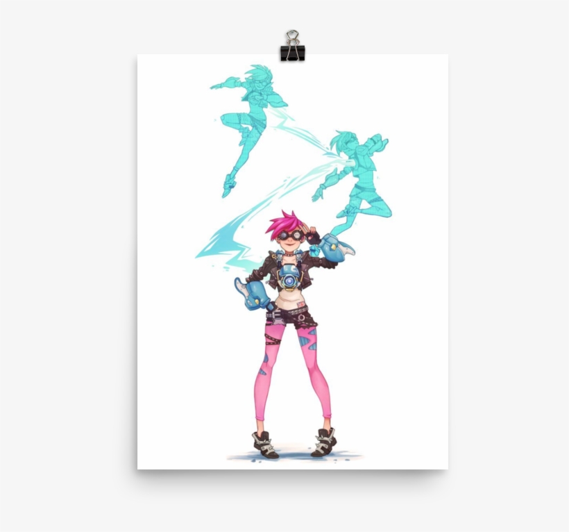 Punk Tracer - Punk Tracer Overwatch Fanart - 1000x1000 PNG Download ...