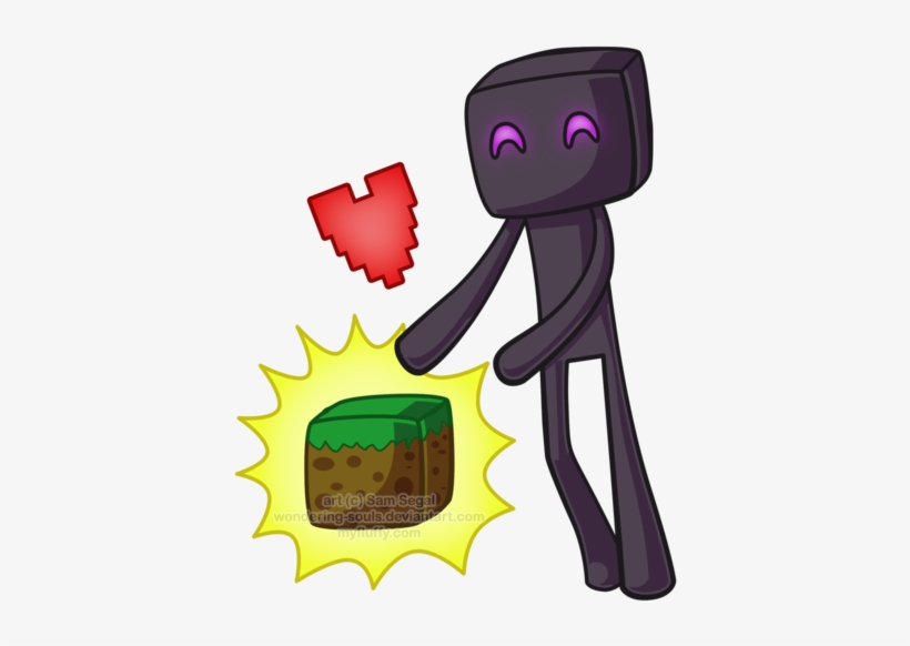 Enderman Chibi By Sambeawesome On Deviantart - Minecraft Enderman Chibi - 400x502 PNG Download ...