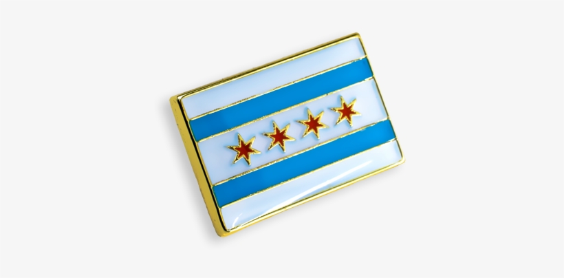 'chicago Flag' Pin - Chicago - 600x543 PNG Download - PNGkit