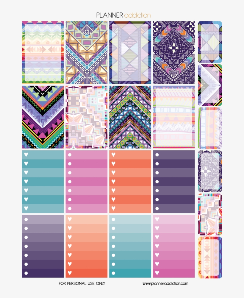 Download Transparent Materials Needed - - Aztec Planner Stickers Free ...