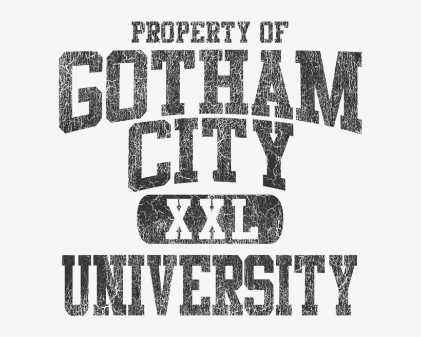 Gotham City University T Shirt - 600x636 PNG Download - PNGkit