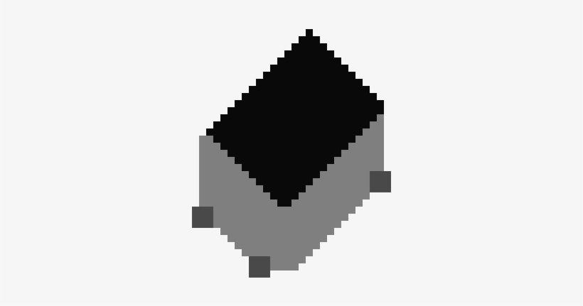 Download Transparent Minecart - 8 Bit Shield - PNGkit