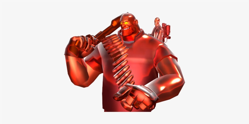 An Übercharged Heavy - Red Heavy Tf2 - 400x329 PNG Download - PNGkit