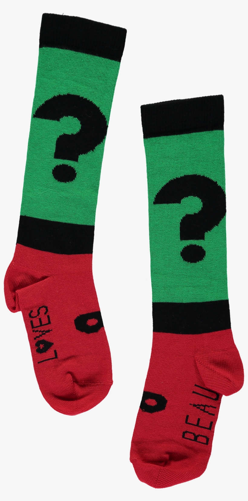 Question Mark High Socks - Hockey Sock - 2081x4105 PNG Download - PNGkit