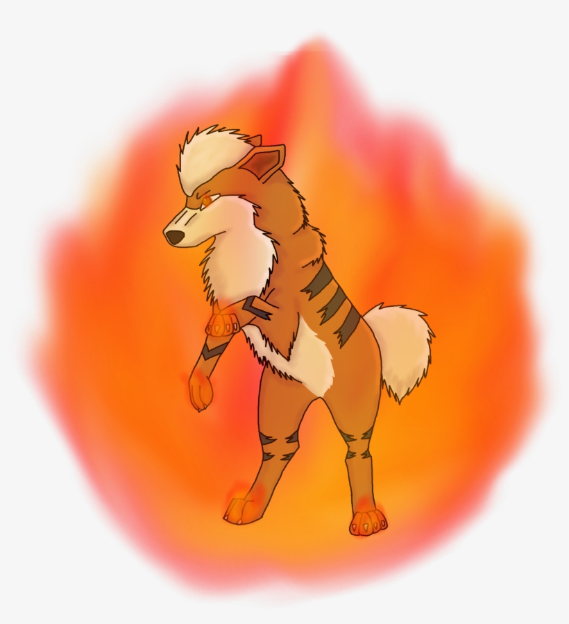 Growlithe Used Flare Blitz By Mistysnowdrift - Cartoon - 2000x1977 PNG ...