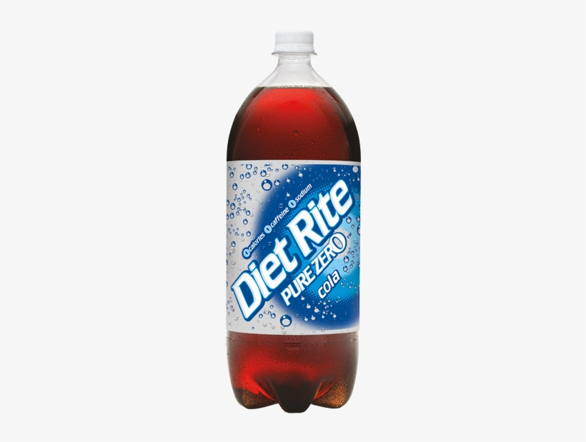 Diet Rite Cola - Diet Rite Cola 2 Liter - 219x574 PNG Download - PNGkit