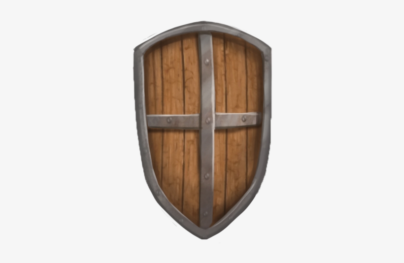 Shields 0012 Medium Wooden Shield - 284x454 PNG Download - PNGkit