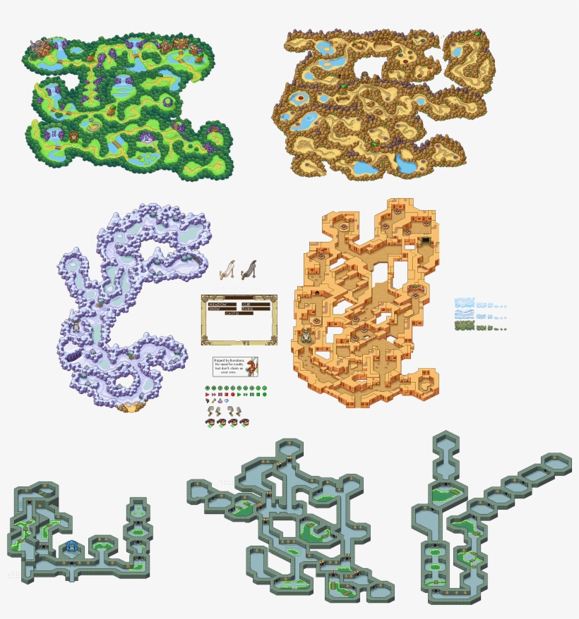 Click For Full Sized Image Maps - Game Boy Advance - 1820x1842 PNG ...