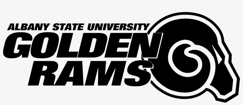 Golden Rams Word Mark 1 Color - Albany State University Football Logo ...