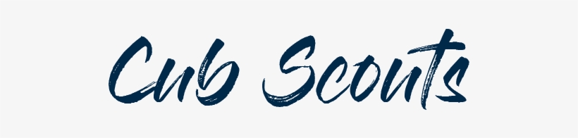 Cub Scouts Banner - Calligraphy - 600x200 PNG Download - PNGkit