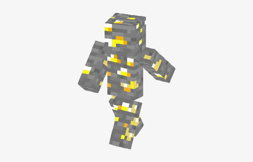 Download Transparent Gold Ore Skin - Tree - PNGkit
