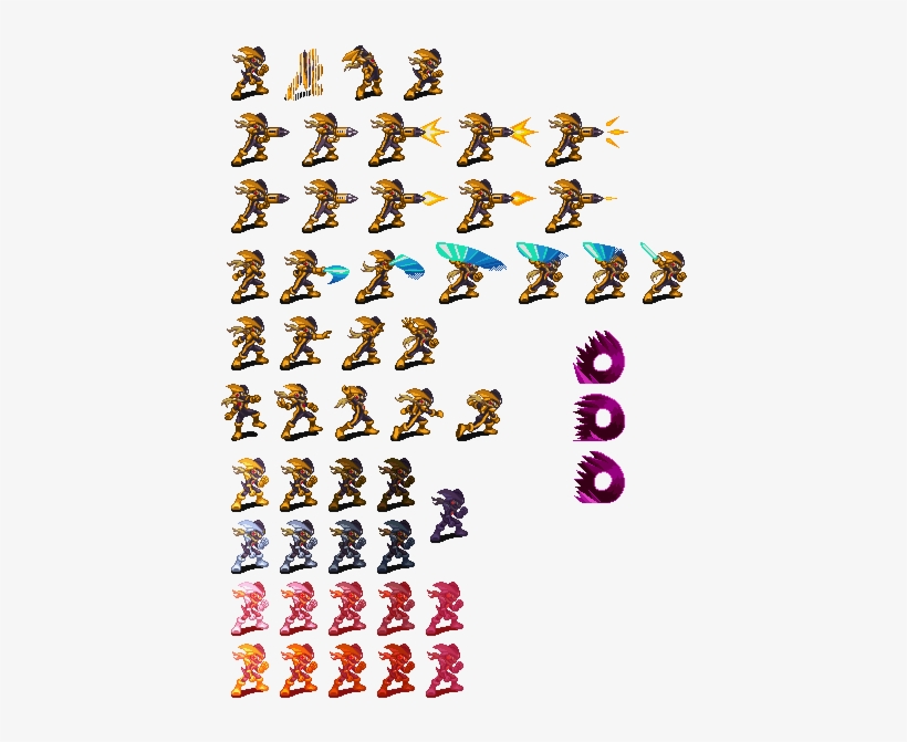 Axl Megaman Sprites - Megaman Exe Sprite Sheet - 442x606 PNG Download ...