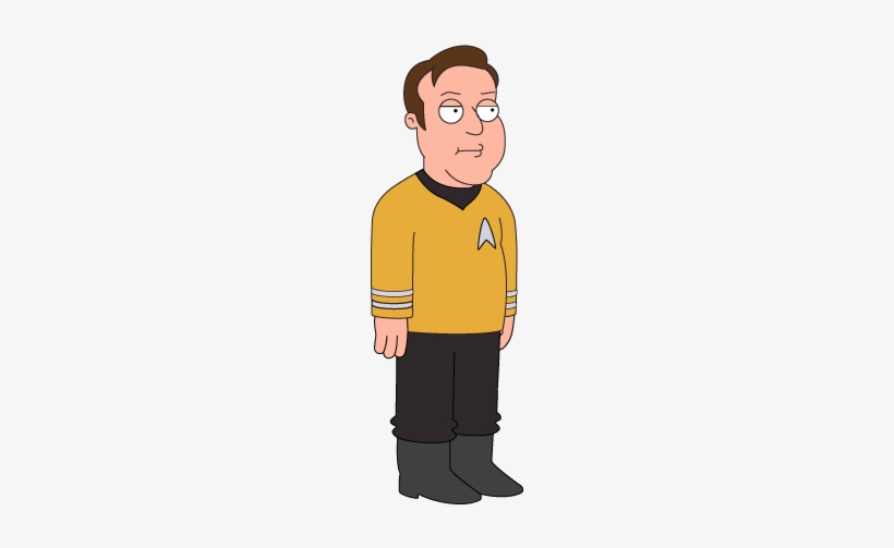 Pin By Daniel On Family Guy - Star Trek Family Guy Kirk Png - 280x440 ...