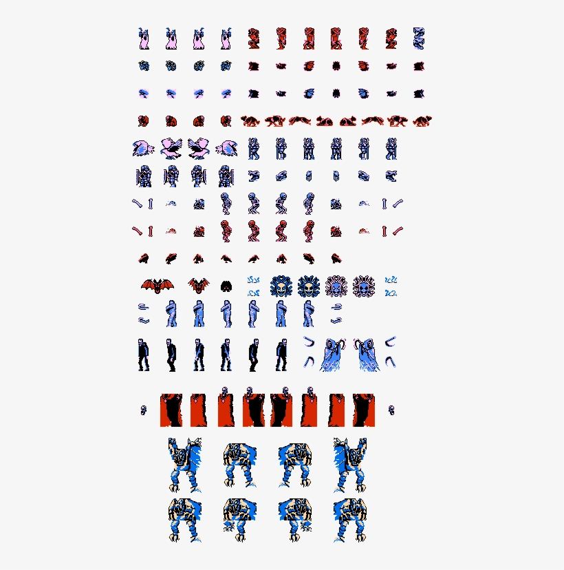 Castlevania Sprite Png Banner Transparent Stock - Castlevania Nes ...