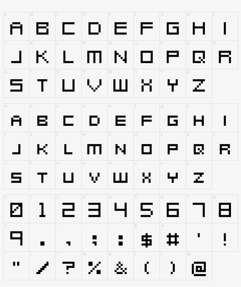 Font Characters - Calculator Font - 1000x1150 PNG Download - PNGkit