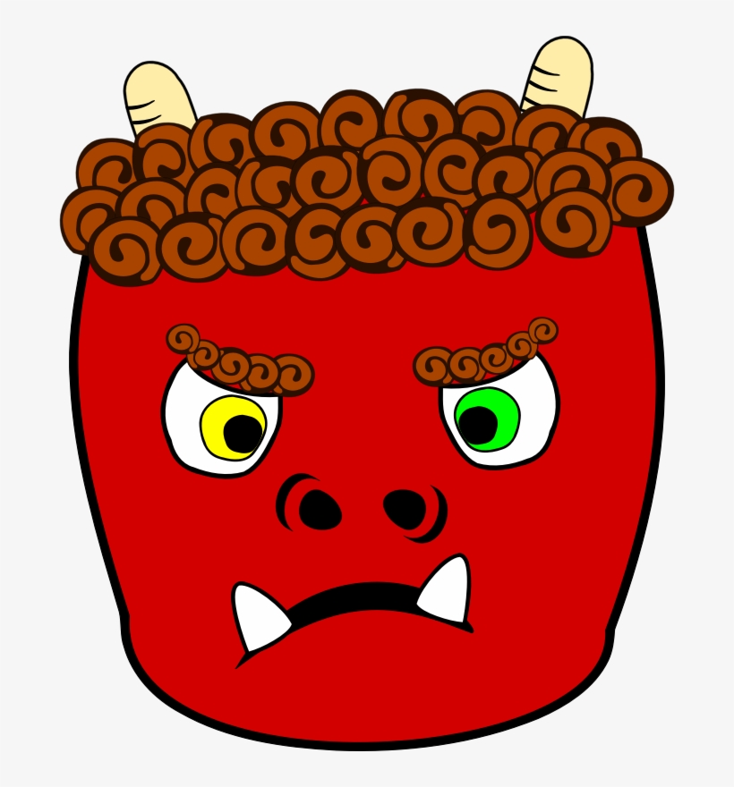 Small - Oni - 510x595 PNG Download - PNGkit