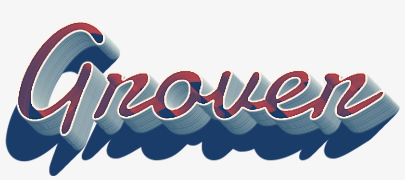 Grover 3d Letter Png Name - Goswami Name - 888x370 PNG Download - PNGkit