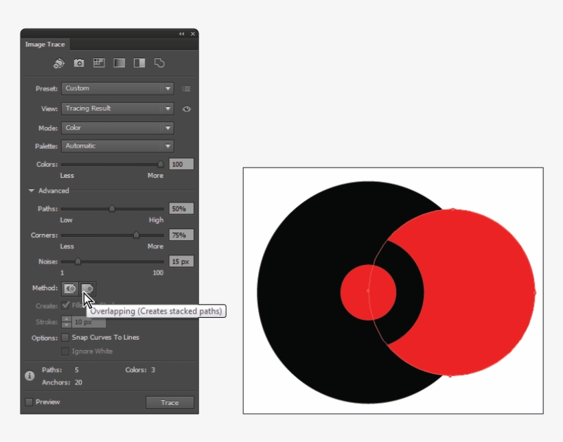 Download Transparent Choose The Overlapping Method In The The Results ...