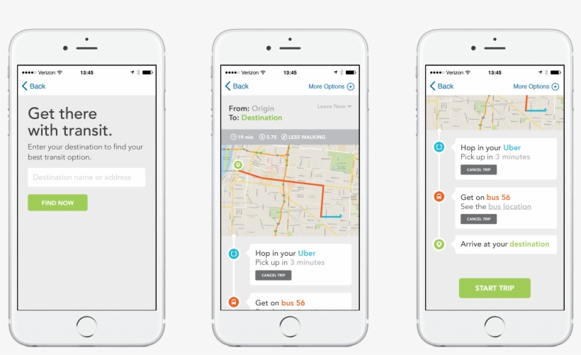 Transloc Uber Initial Design Concepts - Multimodal Transport App ...