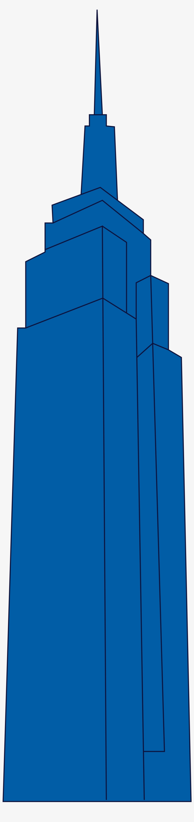 Open - Empire State Building Vector Svg - 2000x6668 PNG Download - PNGkit